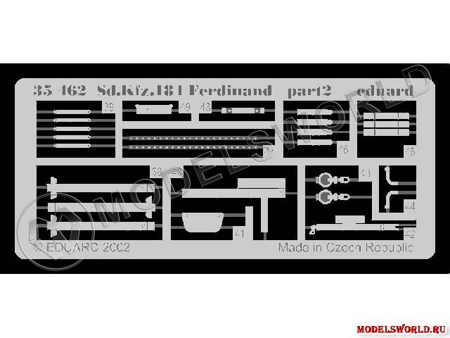 Комплекты фототравления 1:35 для FERDINAND, DRAGON. (арт.BIG-3531 ...