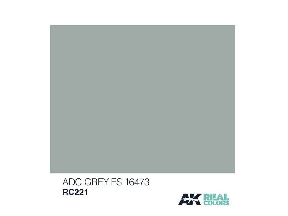 Акриловая лаковая краска AK Interactive Real Colors. ADC Grey FS 16473 ...