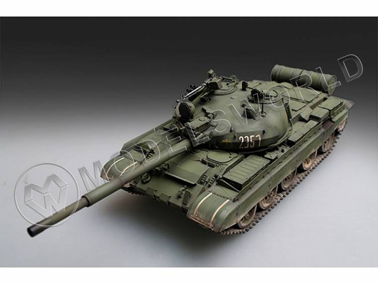 Склеиваемая пластиковая модель Советский танк Т-62 БДД, обр.1984 г ...